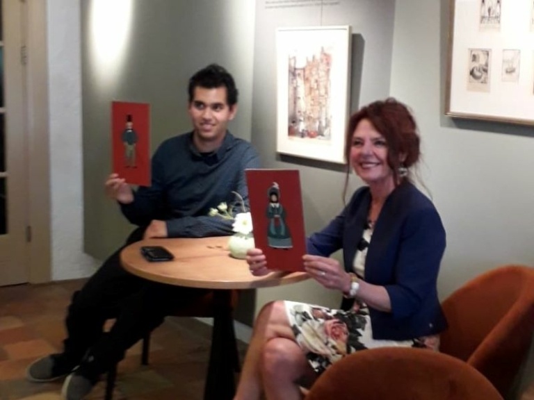 Anthony Hanssens onthult tekening - Anton Pieck Museum